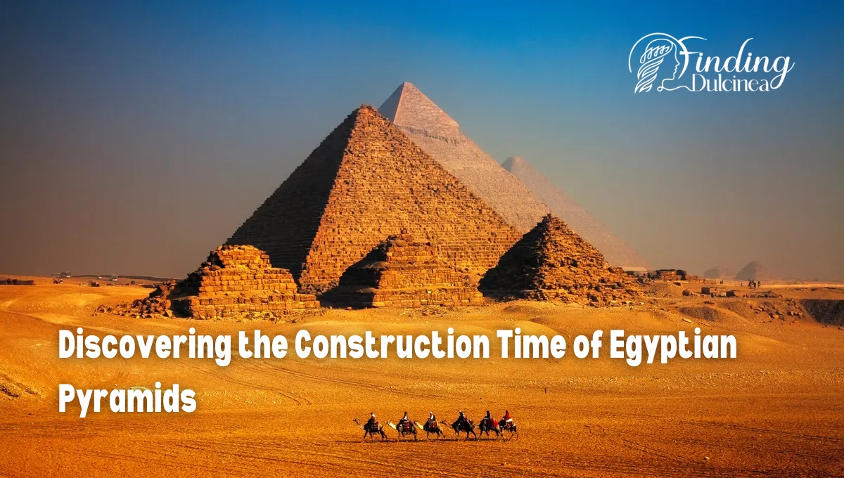 Discovering the Construction Time of Egyptian Pyramids