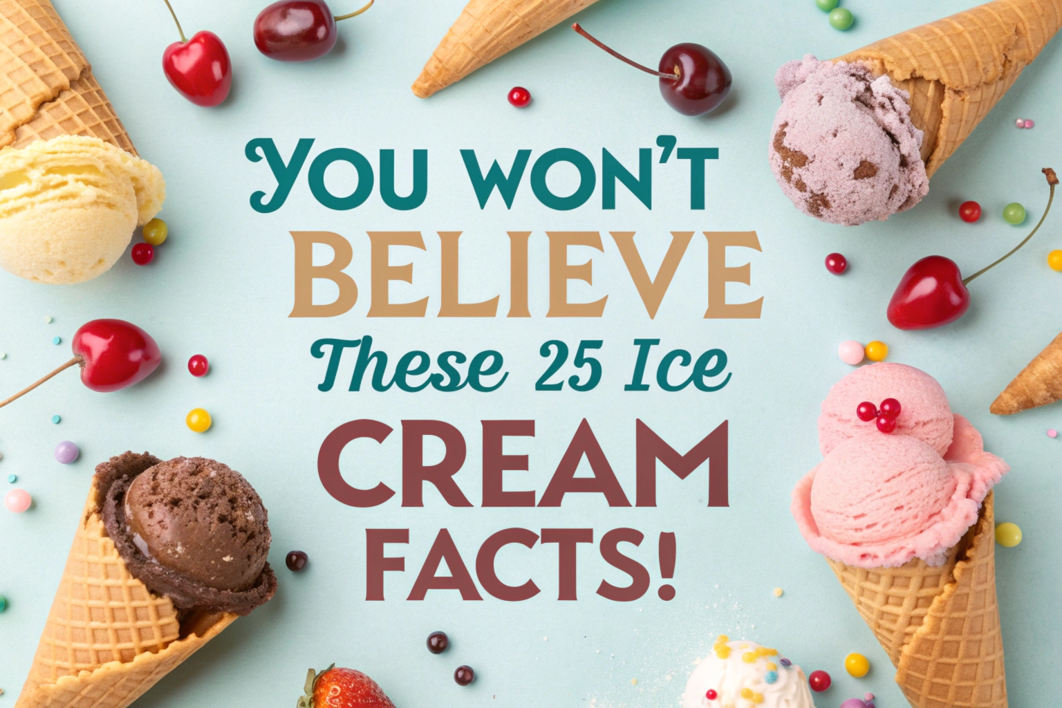 You Won't Believe These 25 Ice Cream Facts!