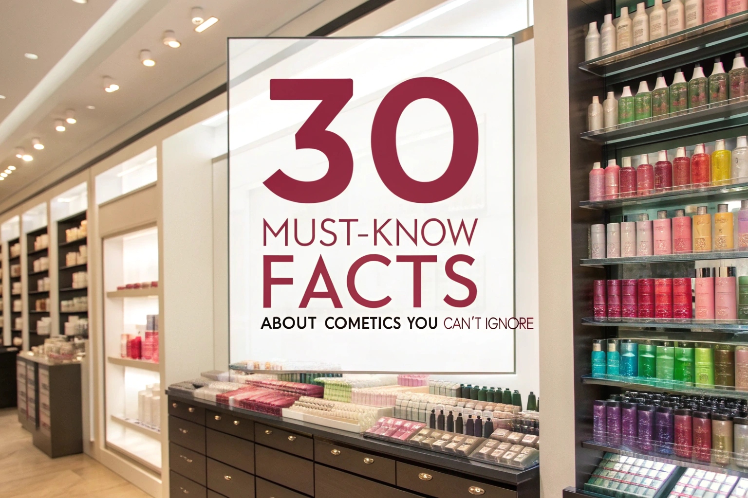 30 Must-Know Facts About Cosmetics You Can’t Ignore