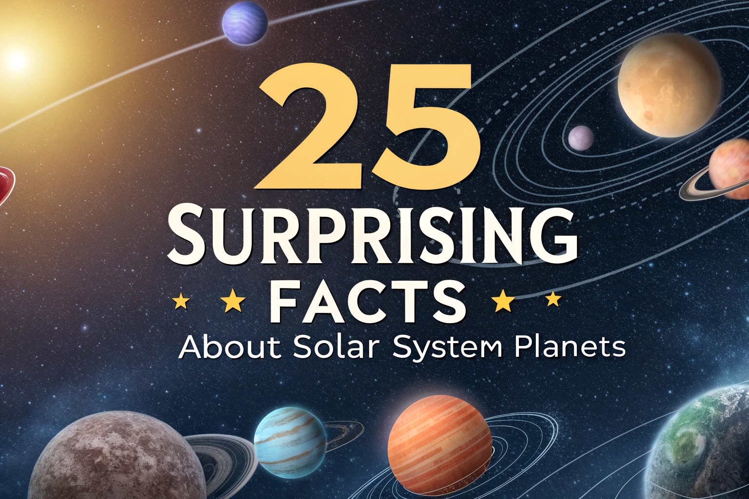 25 Surprising Facts About Solar System Planets