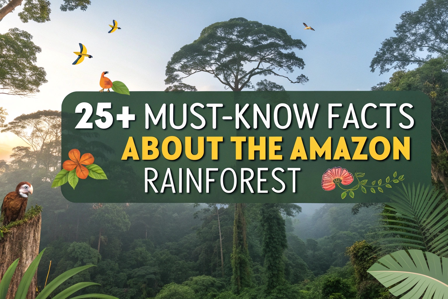 25+ Must-Know Facts About the Amazon Rainforest