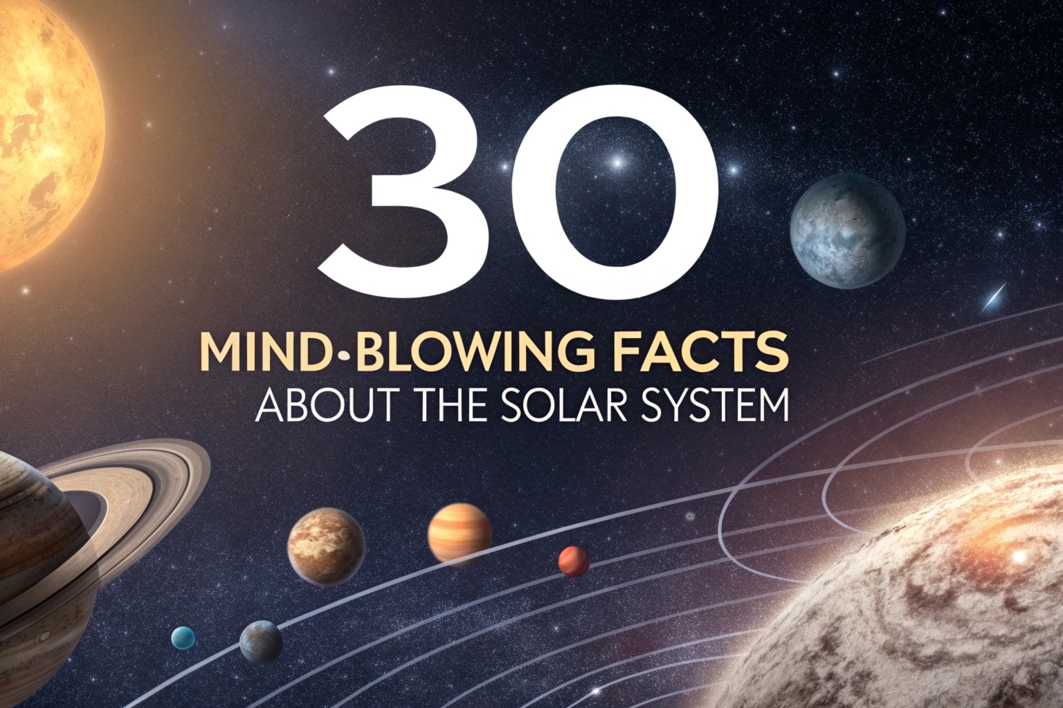 30 Mind-Blowing Facts About the Solar System