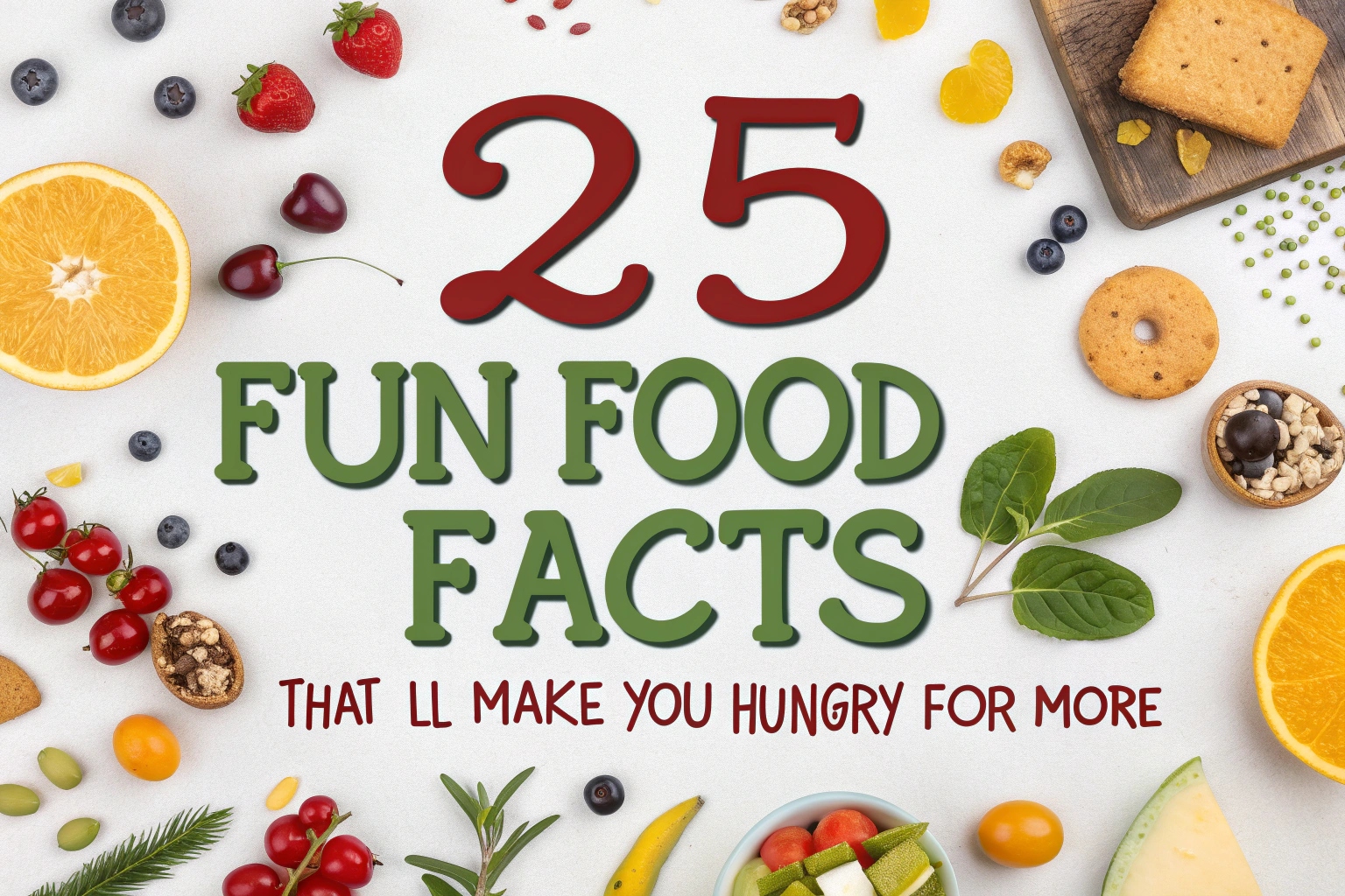 25 Fun Food Facts That’ll Make You Hungry for More