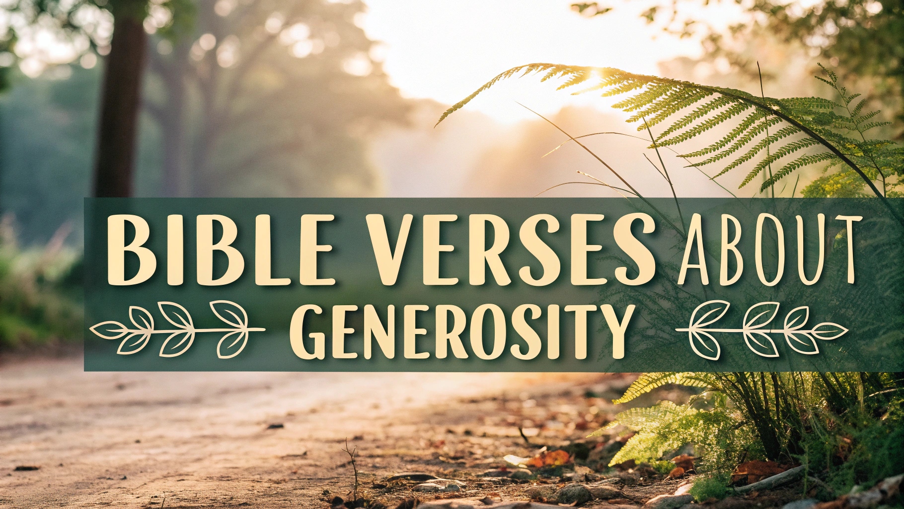 12+ Bible Verses About Generosity to Transform Your Life