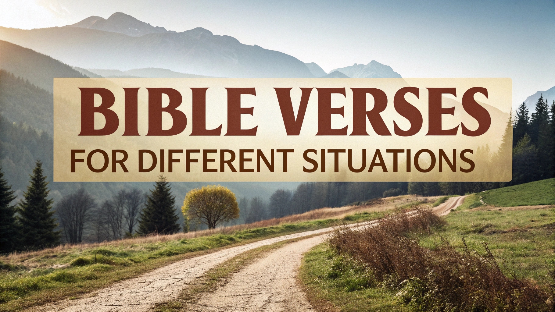 9+ Bible Verses for Different Situations: Unveil Hope & Strength