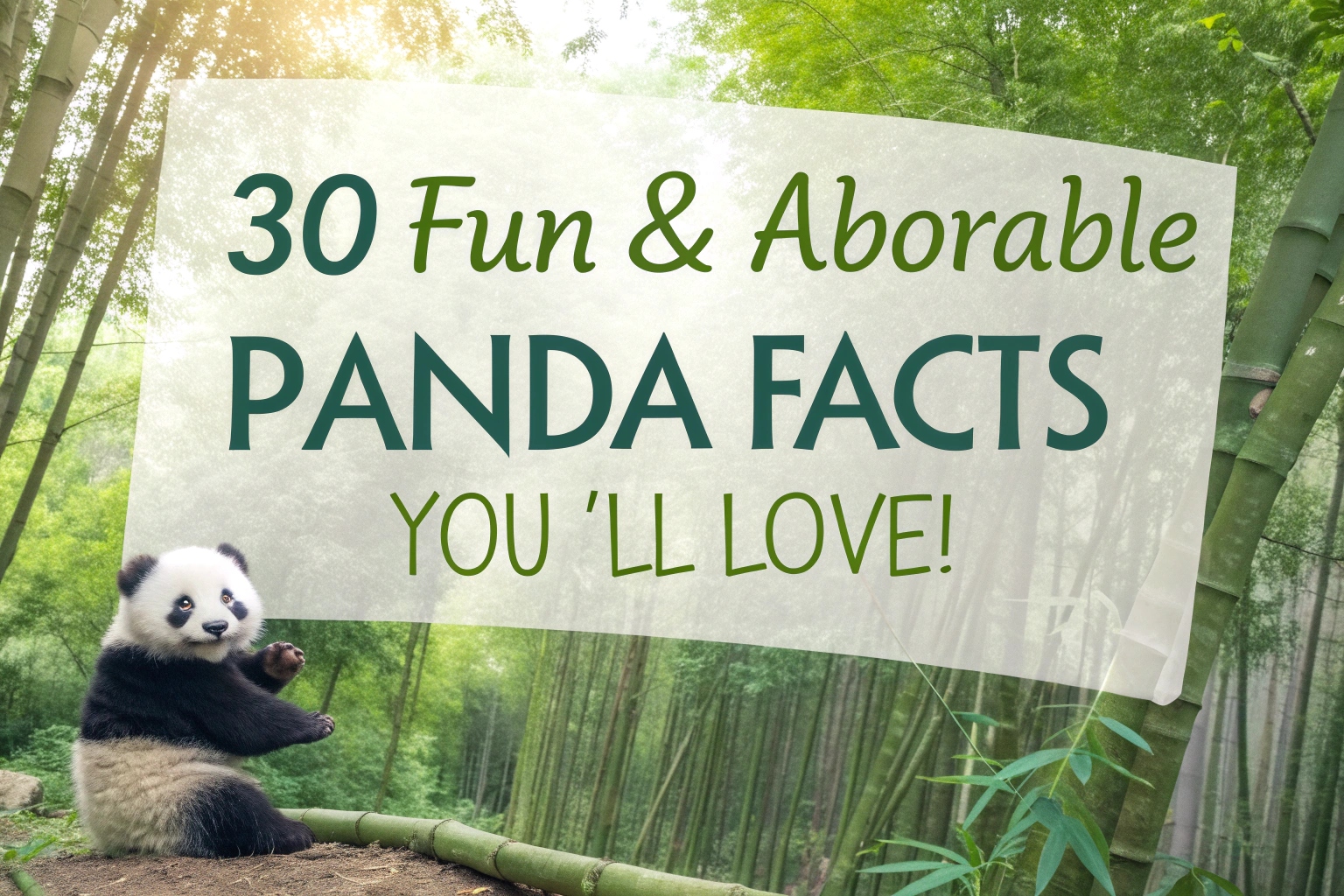 30 Fun & Adorable Panda Facts You’ll Love!