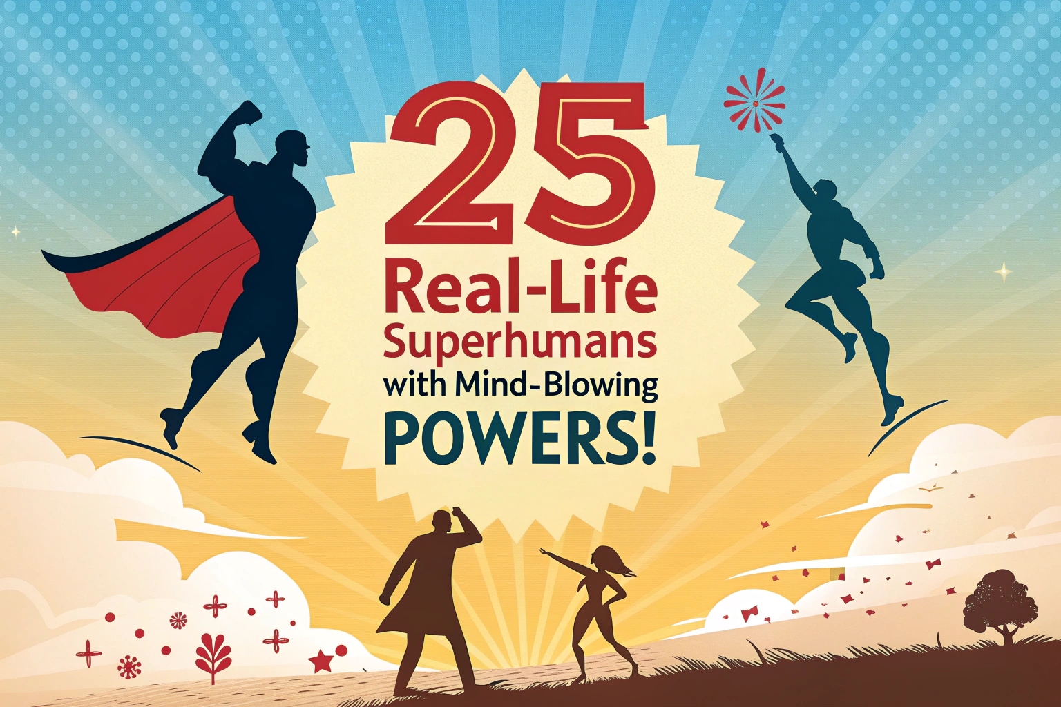 25 Real-Life Superhumans with Mind-Blowing Powers!