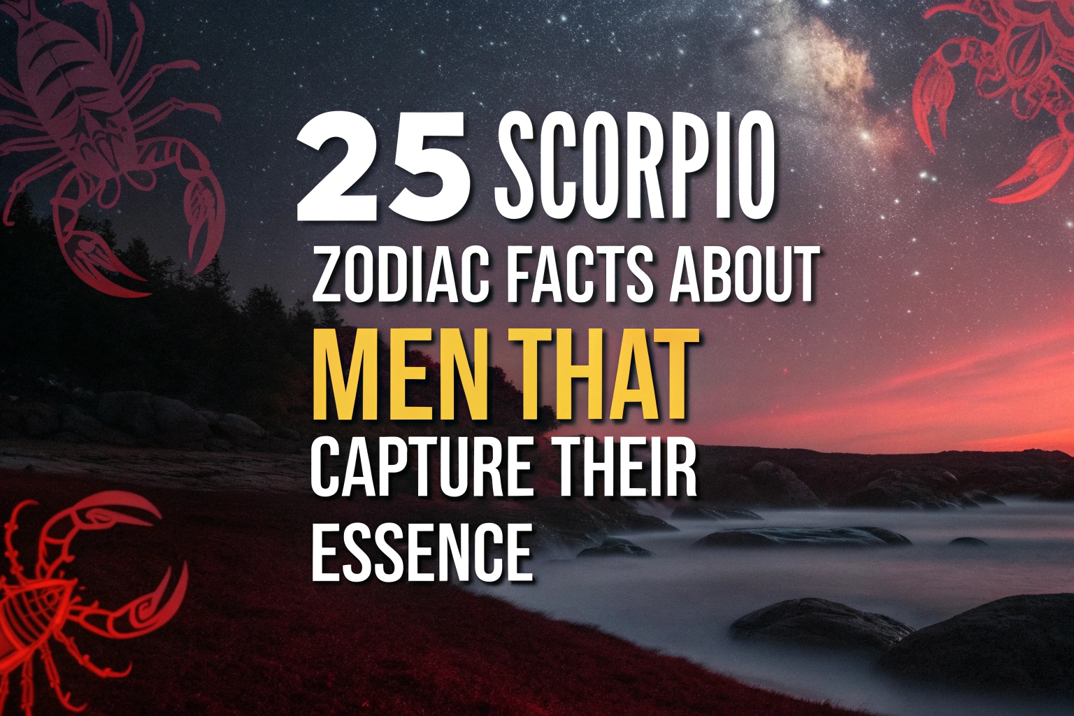 25 Scorpio Zodiac Facts About Men That Capture Their Essence
