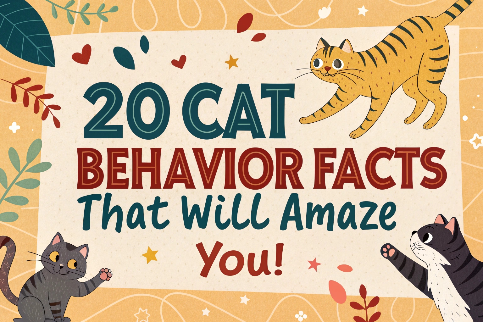 20 Cat Behavior Facts That Will Amaze You!