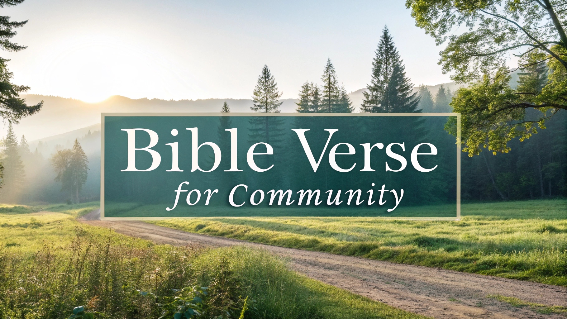 10+ Bible Verse for Community That Will Inspire Unity & Togetherness