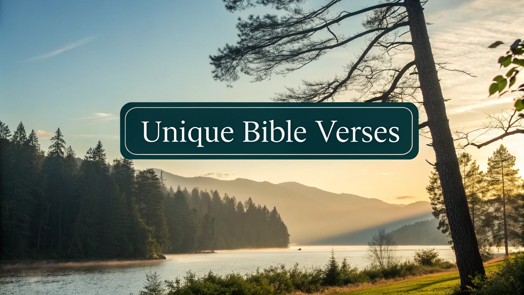 11+ Unique Bible Verses That Will Inspire and Strengthen Your Faith