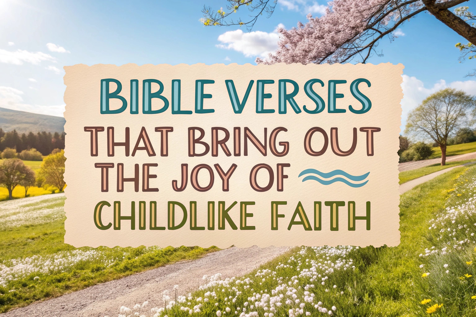 19 Bible Verses That Bring Out the Joy of Childlike Faith Daily