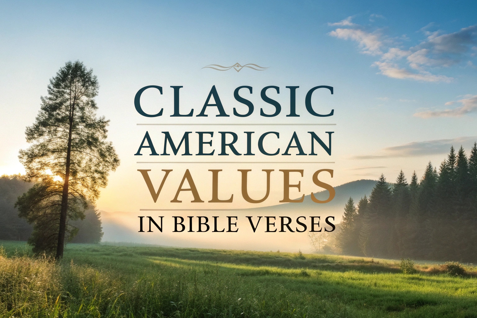 22 Classic American Values in Bible Verses Revealed