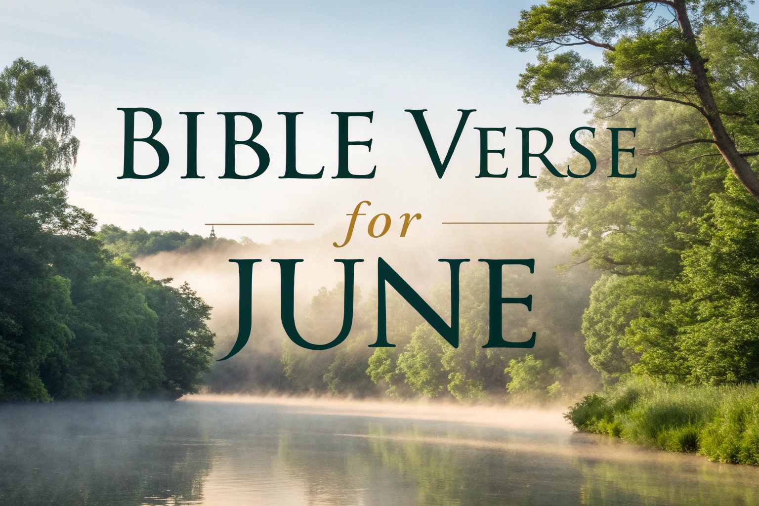 16 Bible Verse for June That Will Uplift Your Spirit