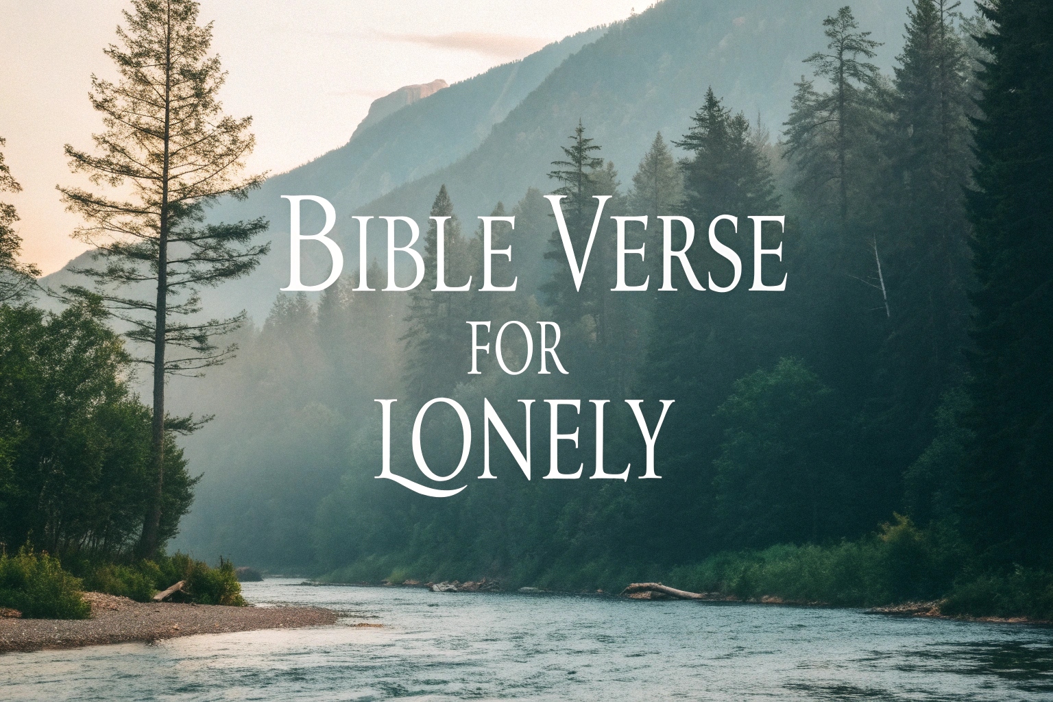 17 Bible Verse for Lonely That Bring Instant Comfort