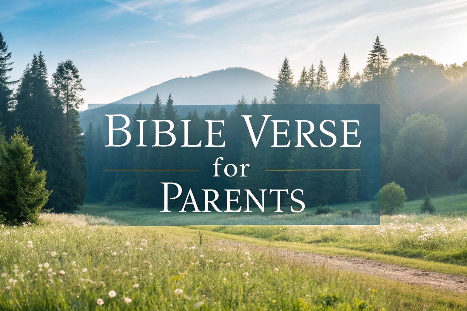 19 Bible Verse for Parents to Inspire Daily Strength
