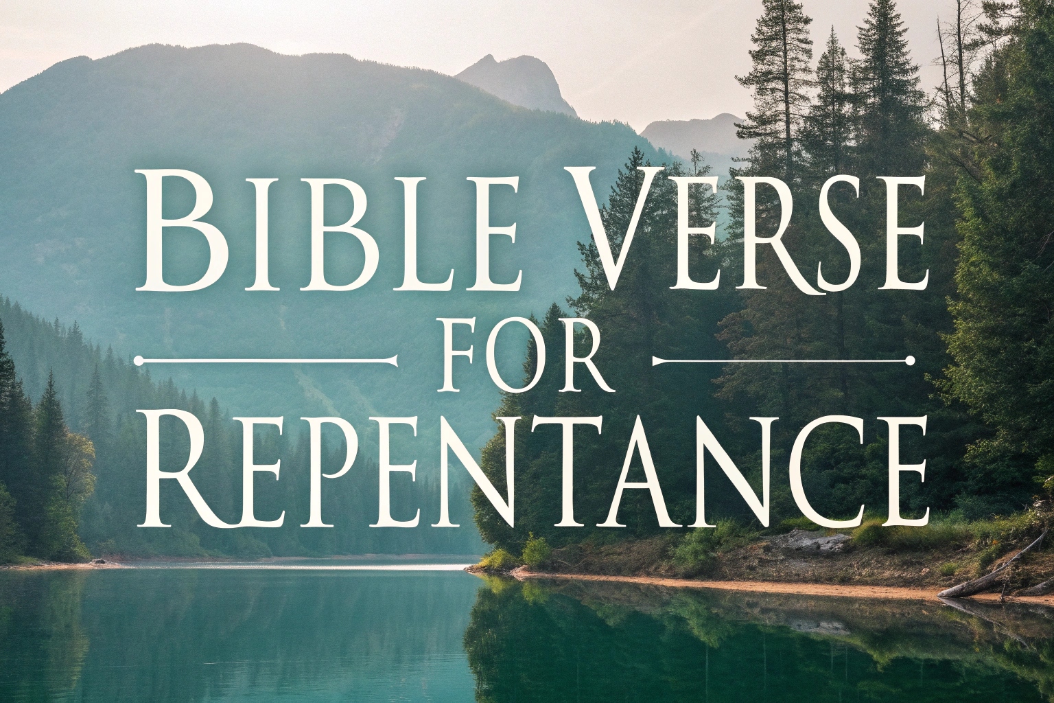 17 Bible Verse for Repentance That Will Move Your Soul