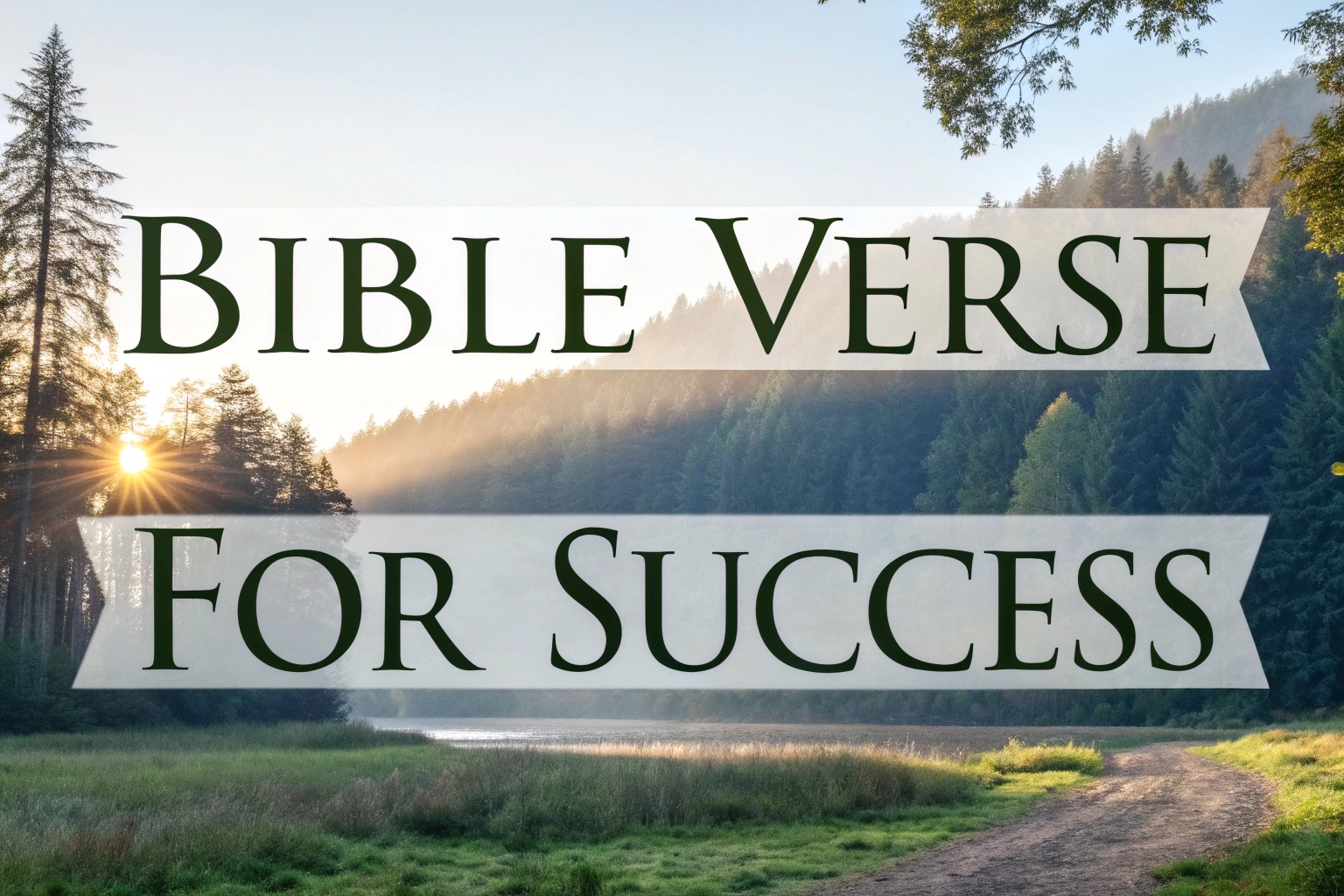 20 Bible Verse for Success That Fuel Daily Motivation