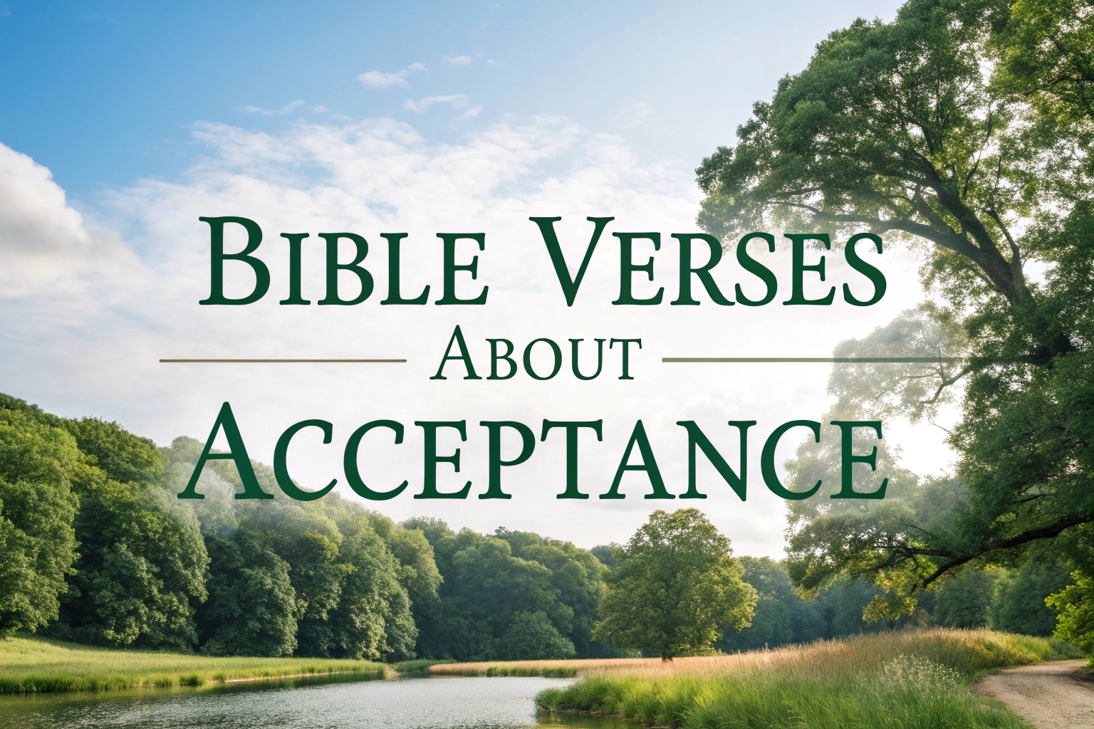16 Bible Verses About Acceptance That Uplift Your Soul