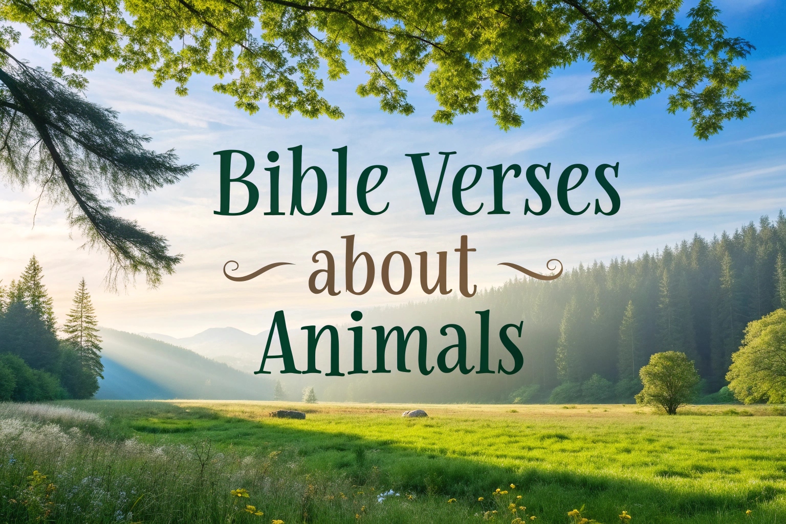 15 Bible Verses About Animals You Should Read Today
