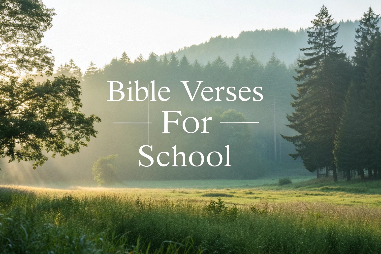 20 Bible Verses for School Success and Daily Motivation