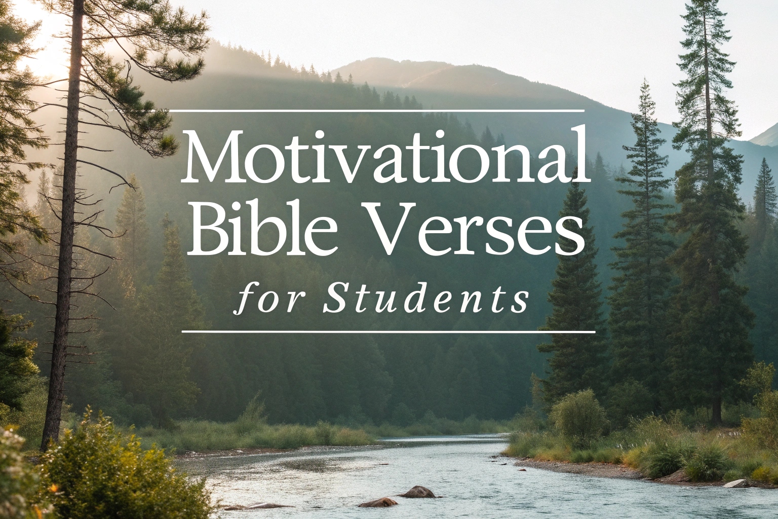 18 Motivational Bible Verses for Students to Stay Strong