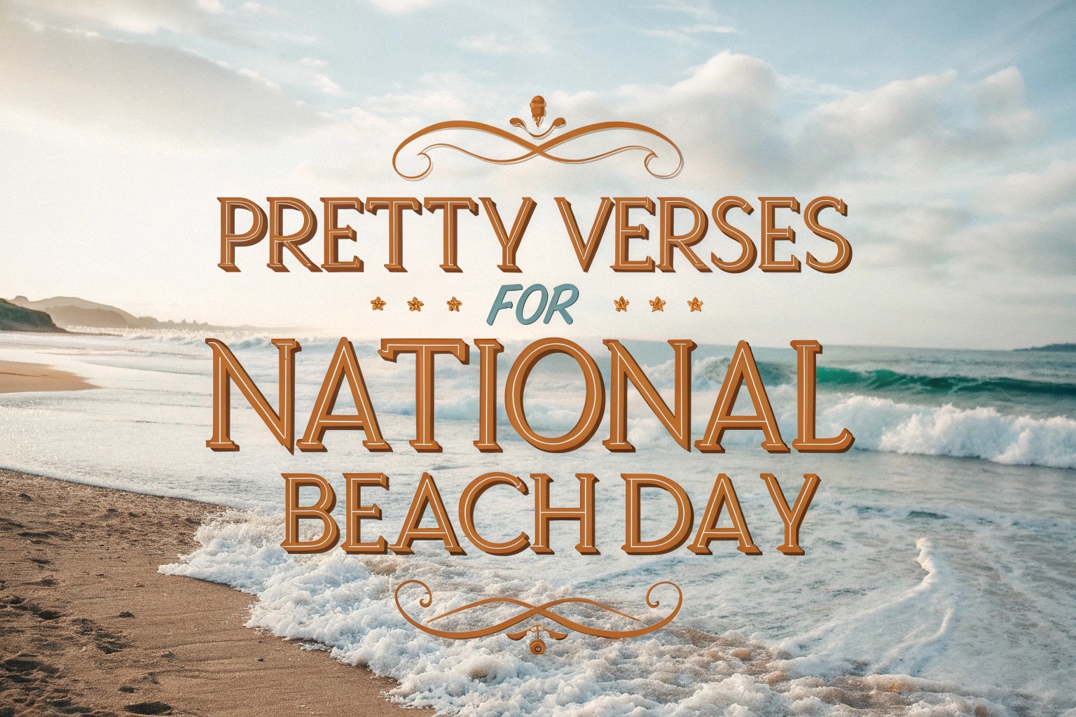15+ Pretty Verses for National Beach Day That Spark Joy