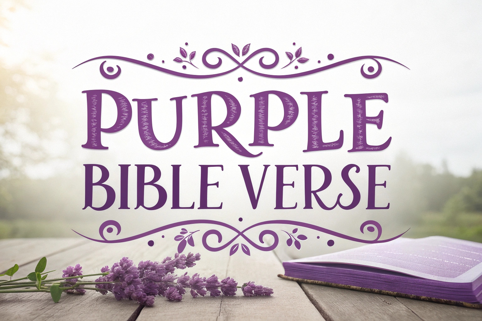 18 Purple Bible Verse That Will Uplift Your Soul Today