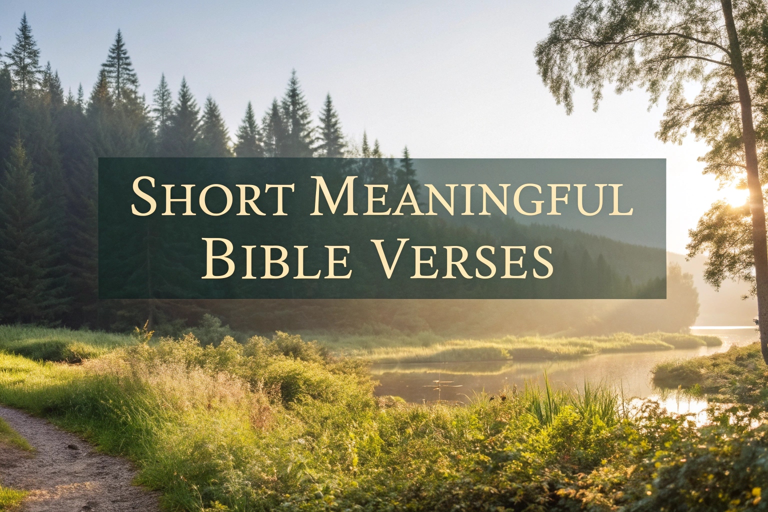 15 Short Meaningful Bible Verses for Everyday Reflection