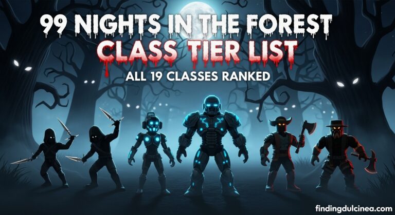 99 Nights Forest Class Tier List (October 2025) All 19 Ranked