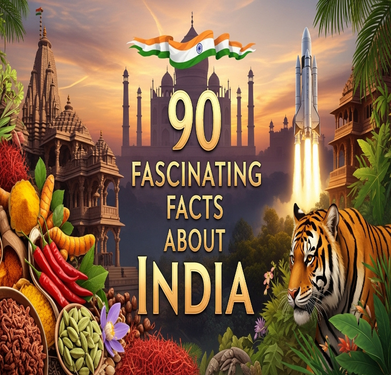 90 Amazing Facts About India That Will Surprise You 2025