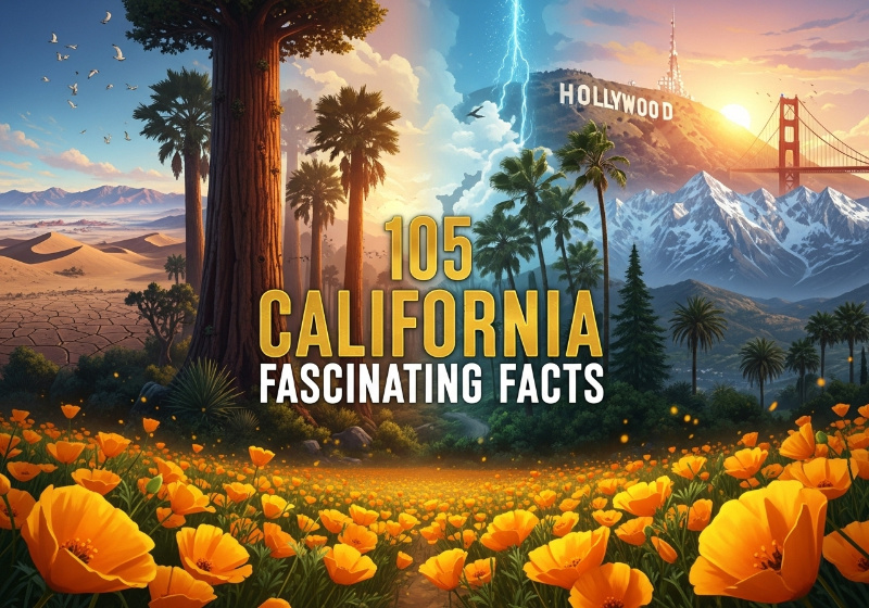 105 California Fascinating Facts: Golden State Secrets 2026