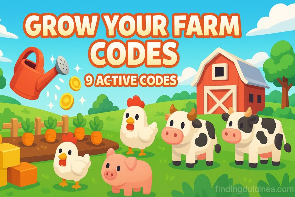 Grow Your Farm Codes (October 2025) - 9 Active FREE Rewards