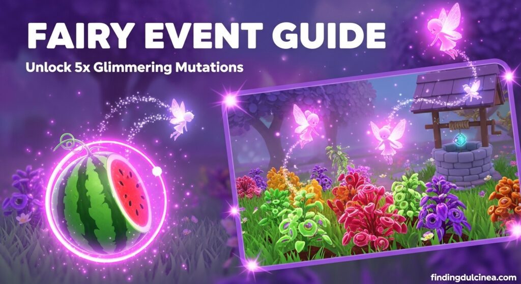 Grow a Garden Fairy Event Guide November 2025 Glimmering Mutations & Tips