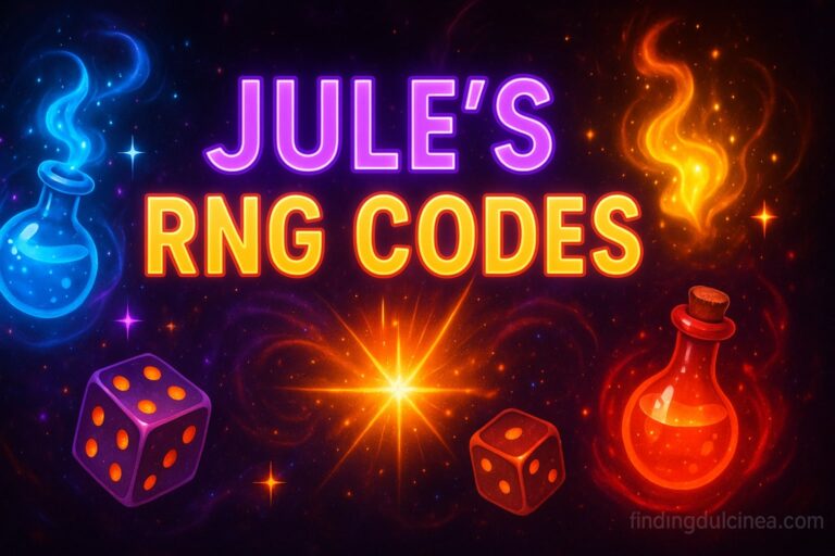 Jule's RNG Codes (November 2025) 52+ Active FREE Gems & Potions