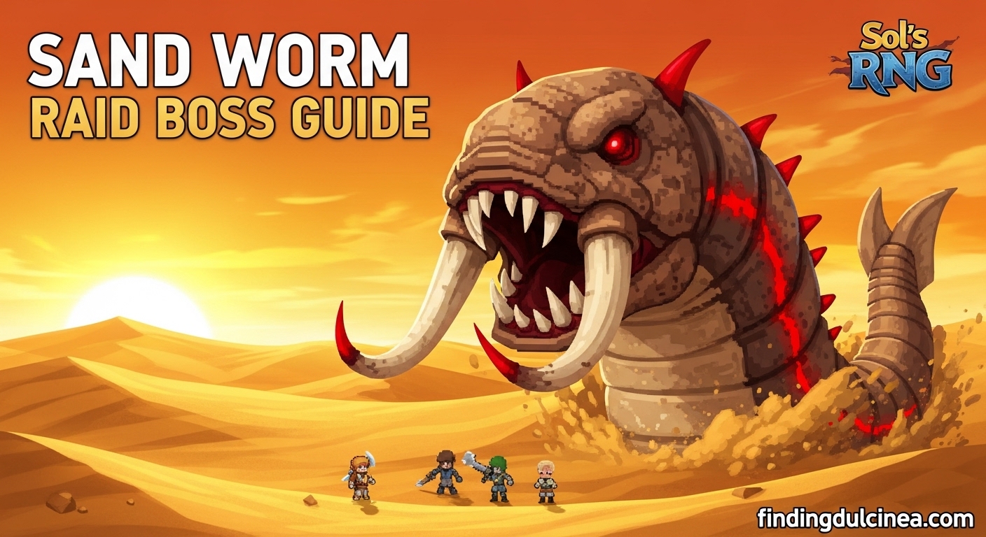 Sand Worm Raid Boss Sol's RNG Guide (December 2025) Beat & Spawn Tips