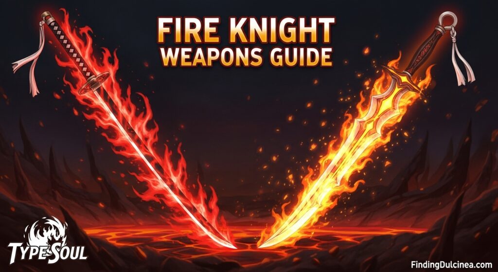 Type Soul How To Get Fire Knight Katana, Dagger October 2025 - Drop ...