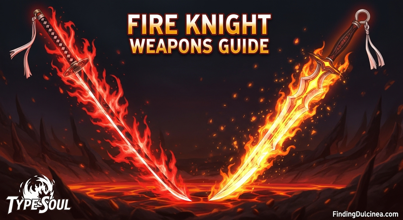 Type Soul How To Get Fire Knight Katana, Dagger December 2025 - Drop ...