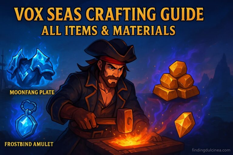 Vox Seas Craftable Items Guide October 2025: All Recipes & Materials