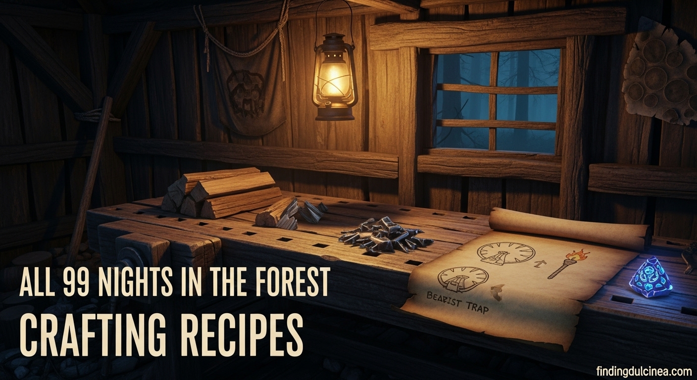 All 99 Nights in the Forest Crafting Recipes (October 2025)