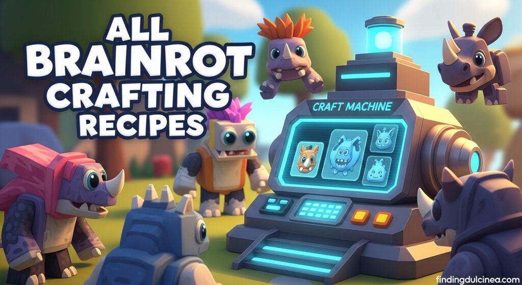 All Brainrot Crafting Recipes List (October 2025 Update)