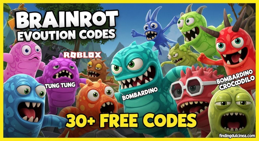All Cute Brainrot Evolution Codes for Rewards (October 2025)