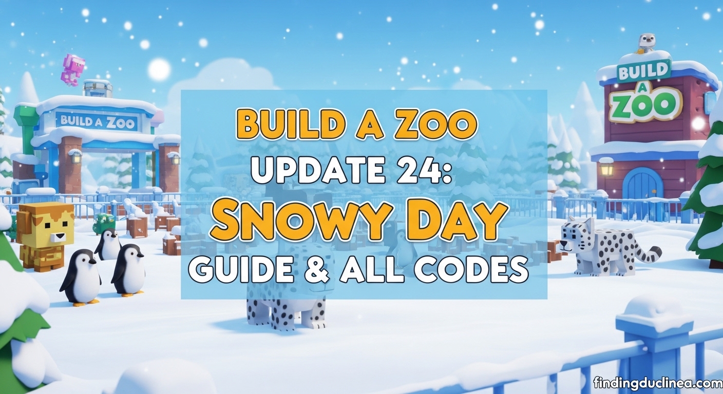 Build a Zoo Update 24 - Snowy Day Event Guide May 2026
