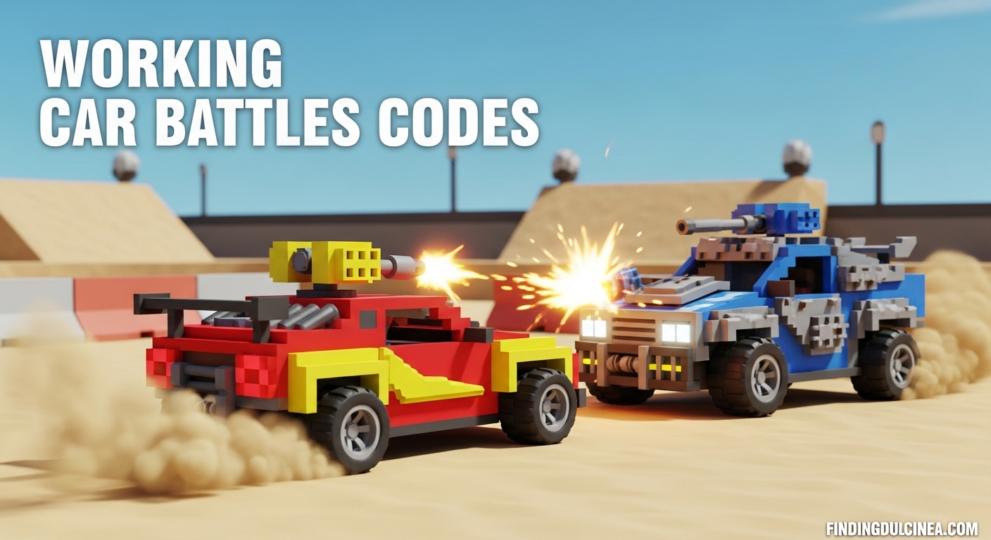 6+ Active Car Battles Codes (December 2025) Free Blocks & Turrets