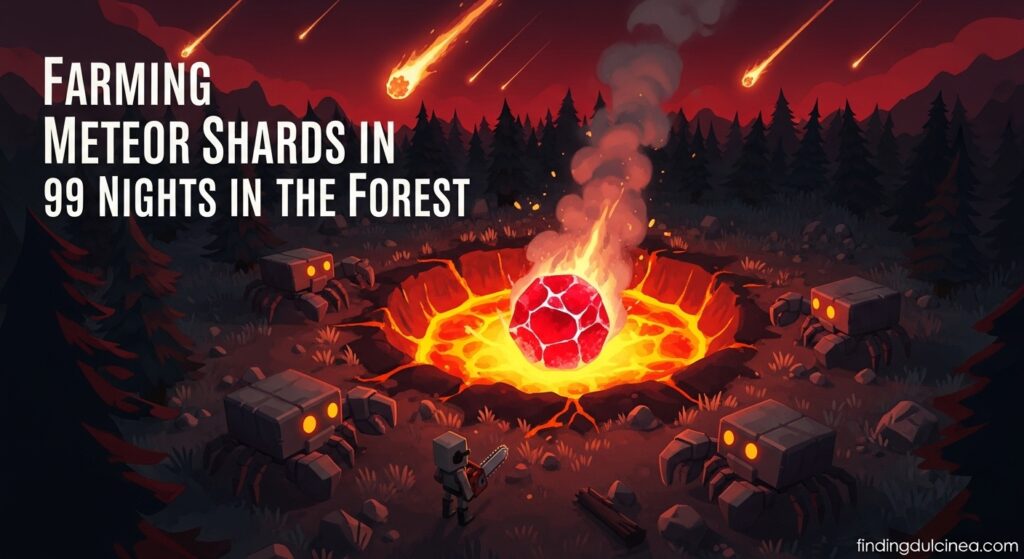 Farming Meteor Shards 99 Nights in the Forest (October 2025)
