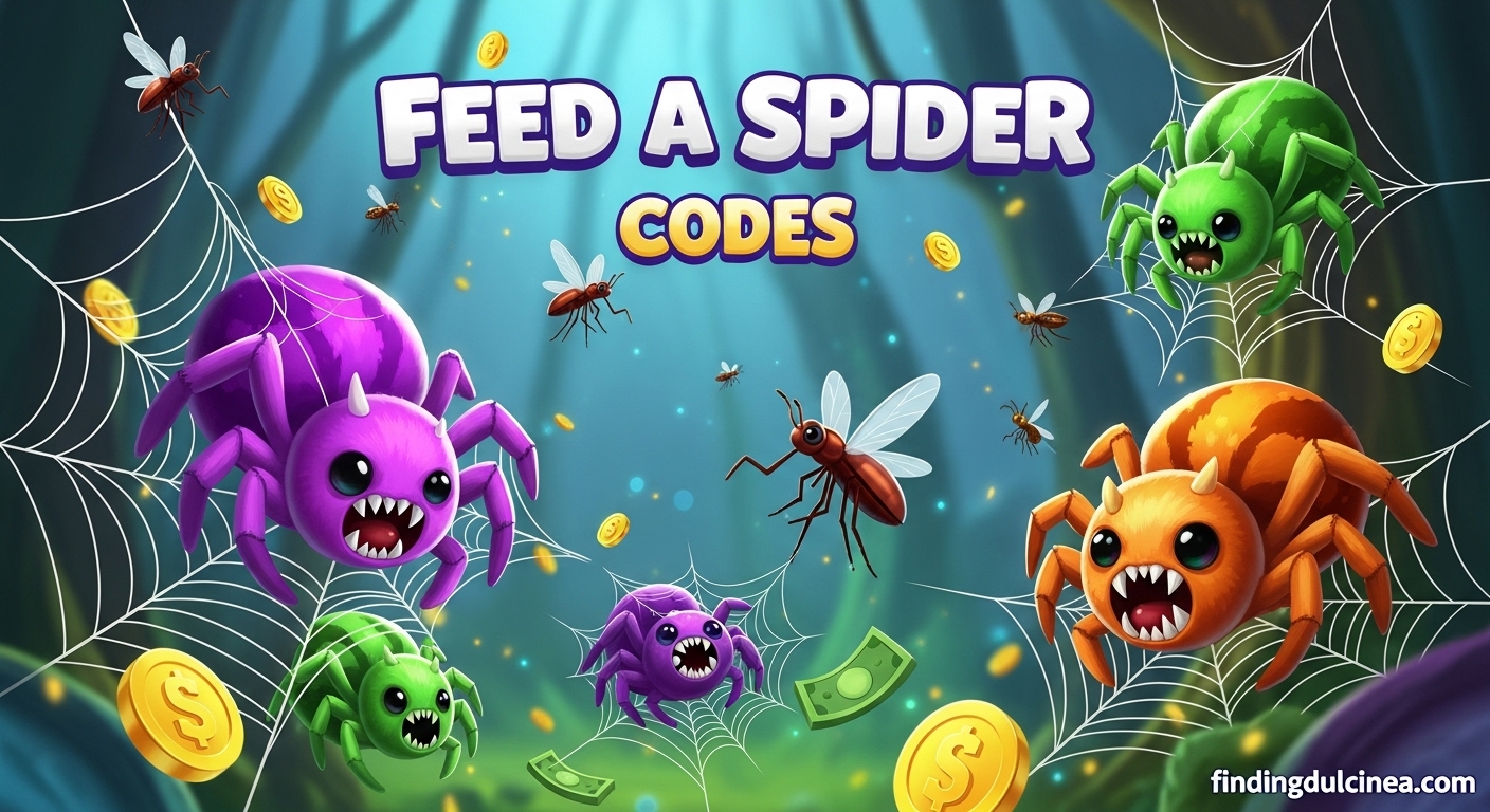 Feed a Spider Codes (November 2025) 6 Working Codes for Free