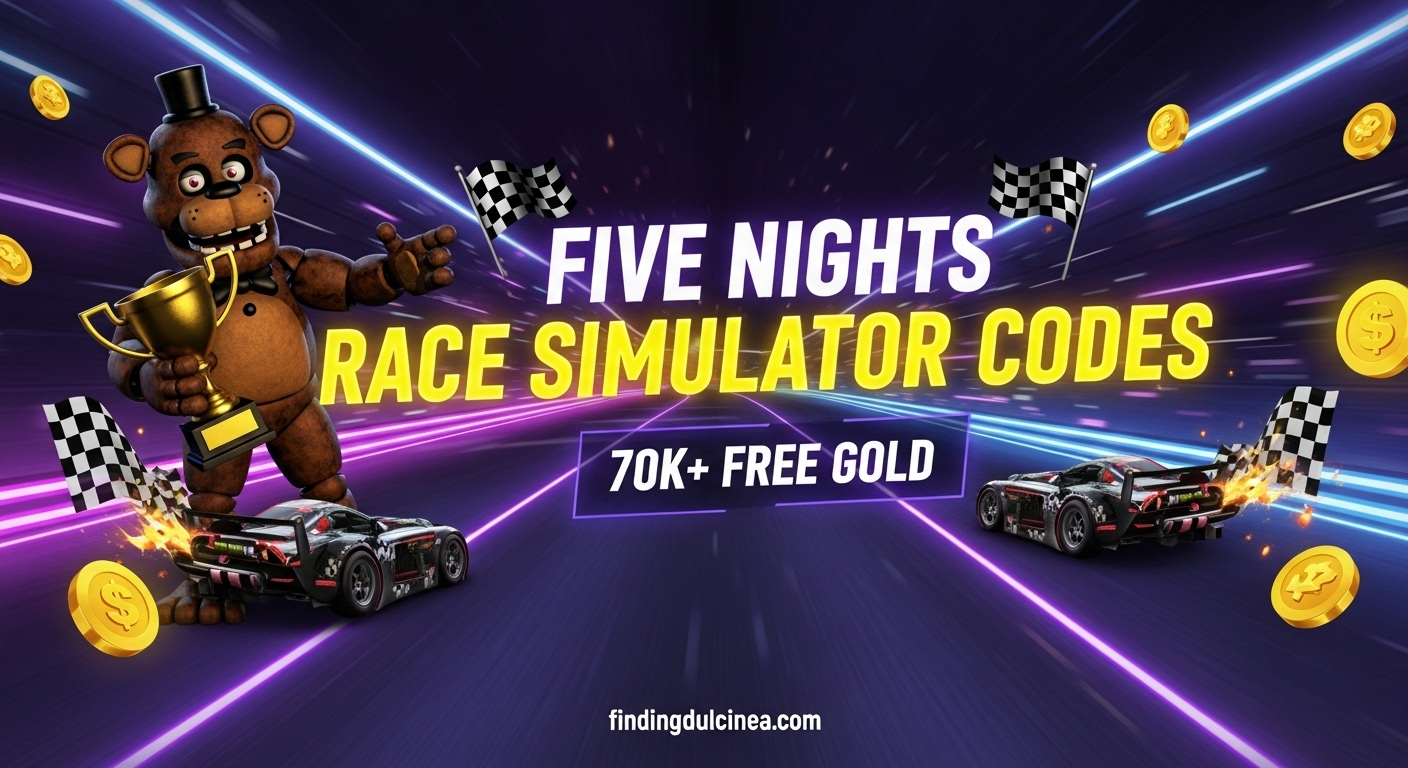 Five Nights Race Simulator Codes [70K+ Gold] (October 2025)