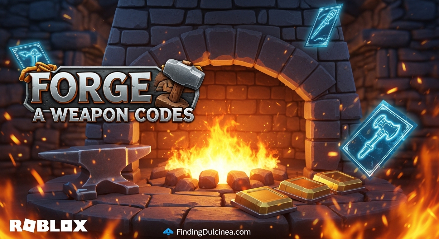 Roblox Forge a Weapon Codes (November 2025) 35+ Working Codes