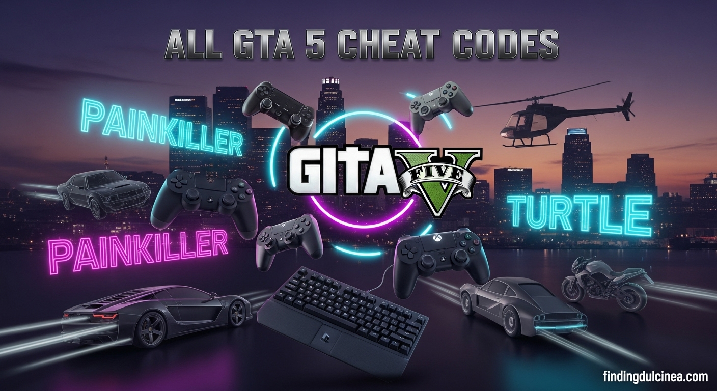 GTA 5 Cheat Codes (December 2025) Complete List for PC, PS5, PS4 & Xbox