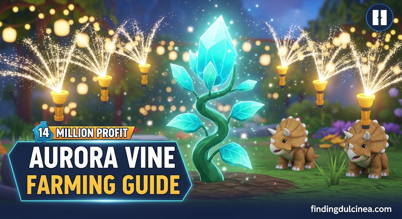 Grow a Garden Aurora Vine Farm - 120K Per Harvest (December 2025)